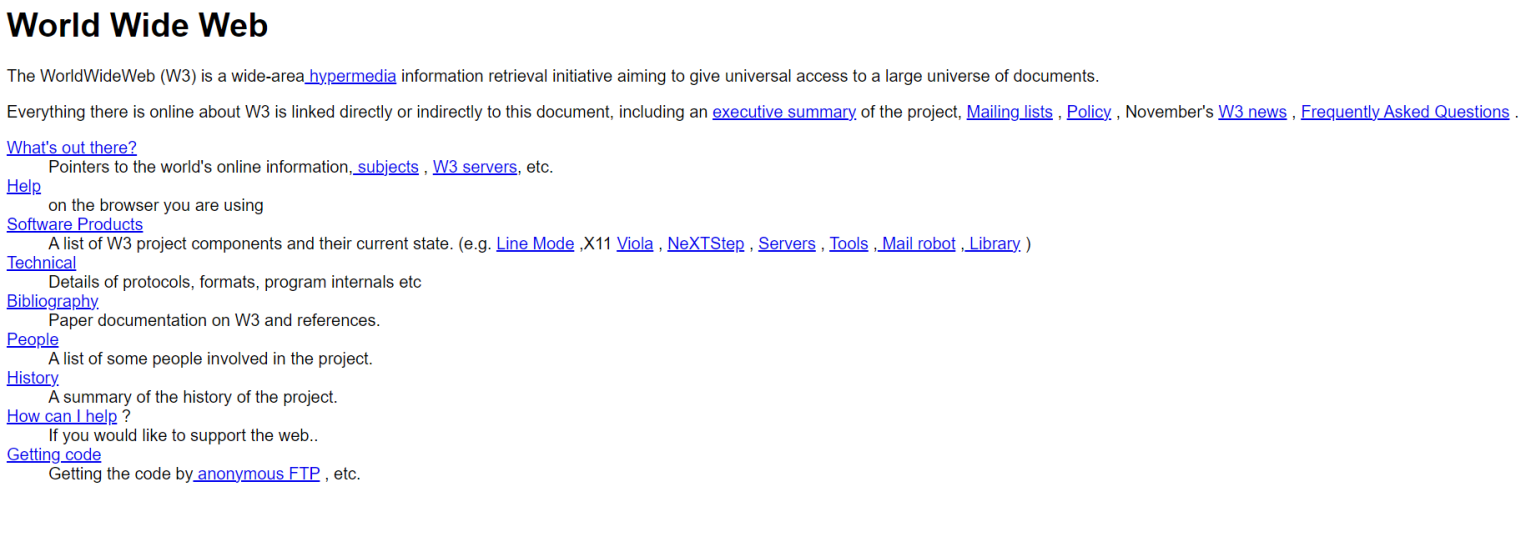 Flashback: What Were The Earliest Websites Like? - iNet Ventures