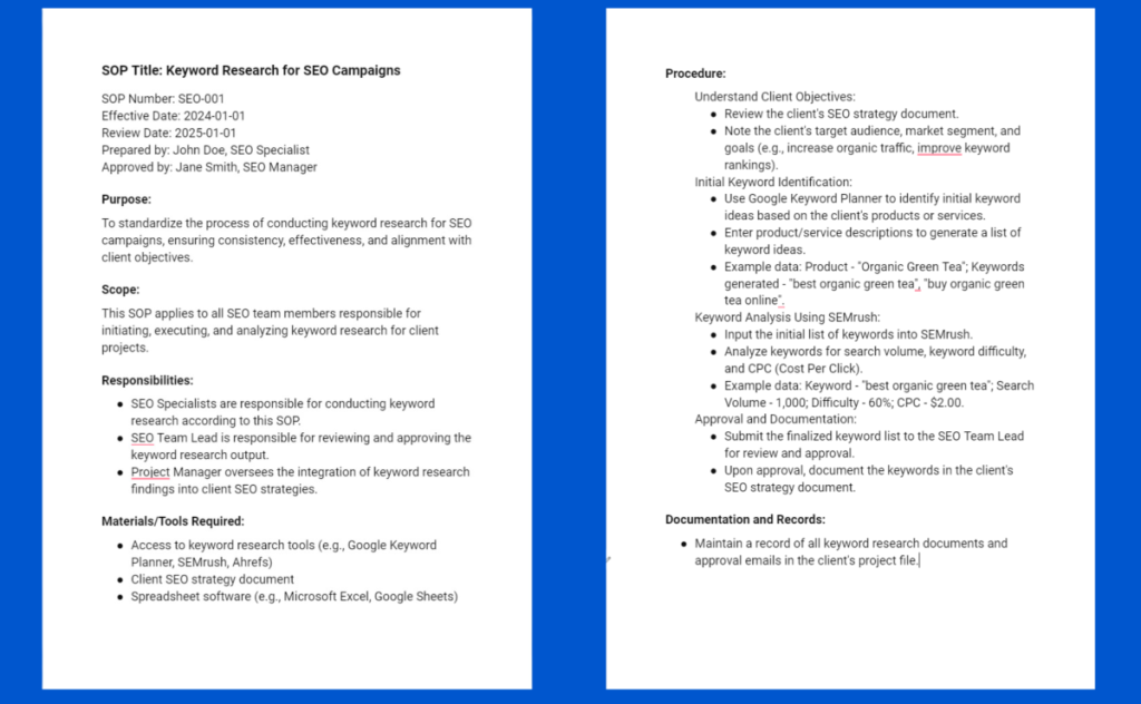 Building a Scalable Agency: The Power of Standard Operating Procedures ...